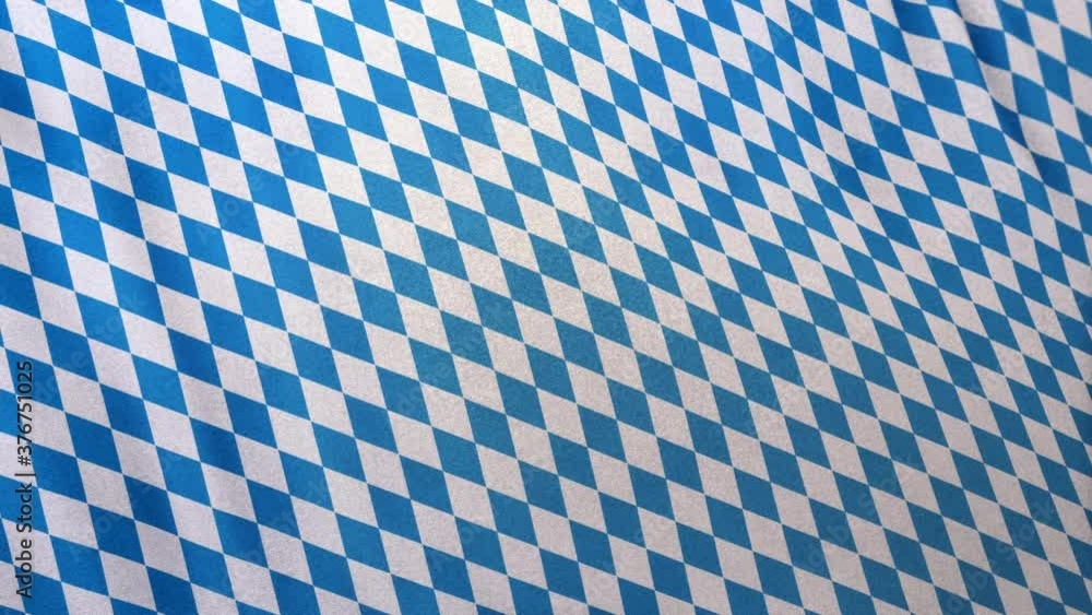 Full frame Bavarian blue white German Munich Oktoberfest pattern ...
