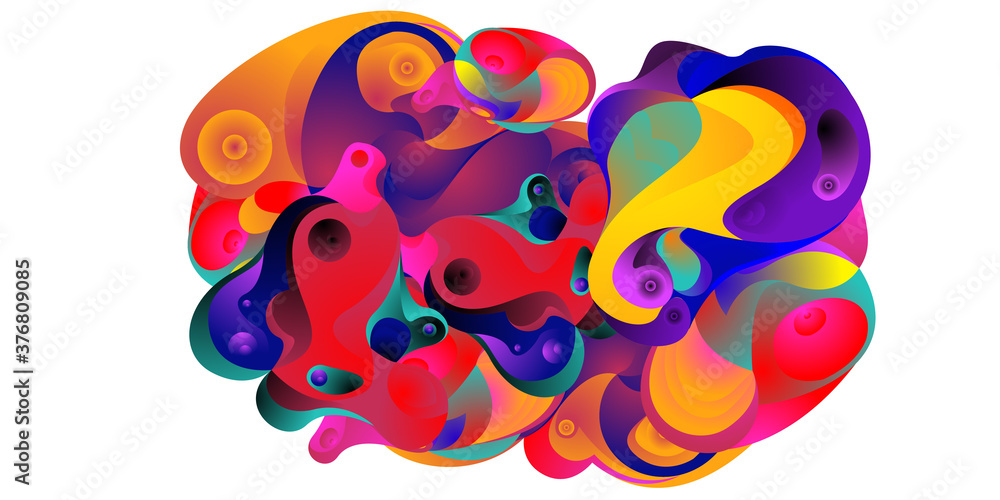 Vector illustration asian cultural ethnic pattern background monster ...