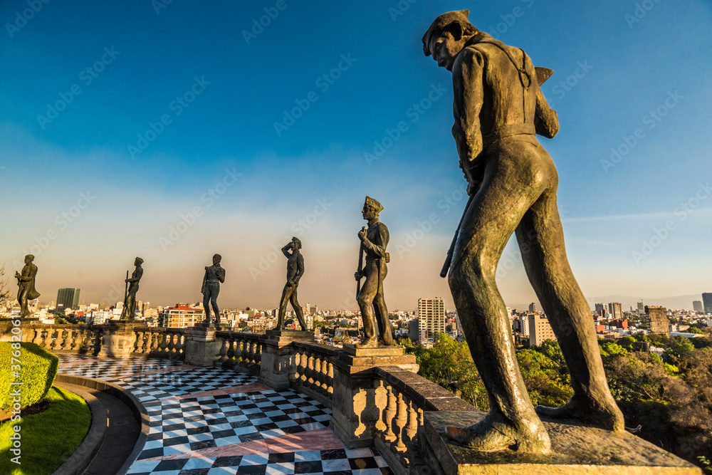 Exteriors of Chapultepec Castle, Mexico city, Mexico, March 2017 ...