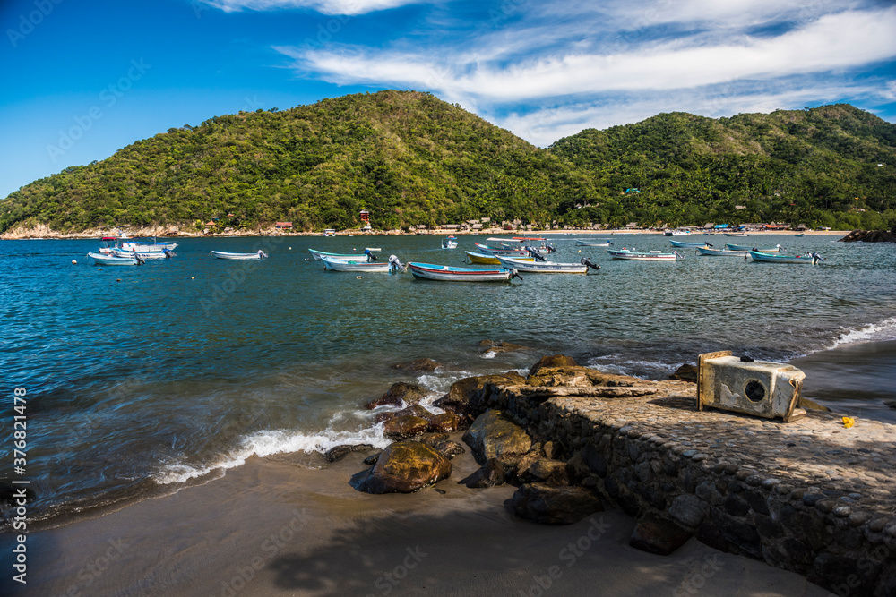 Playas mexicanas de la Bahía de Banderas, Mexico. Stock Photo | Adobe Stock