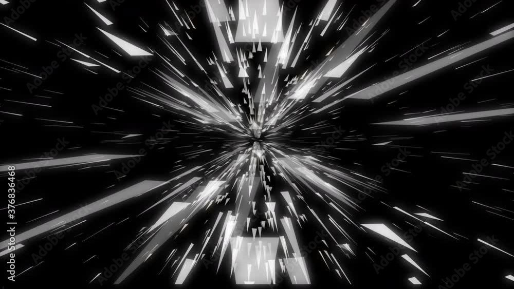 White abstract graphics motion cgi background animated.Movement with ...