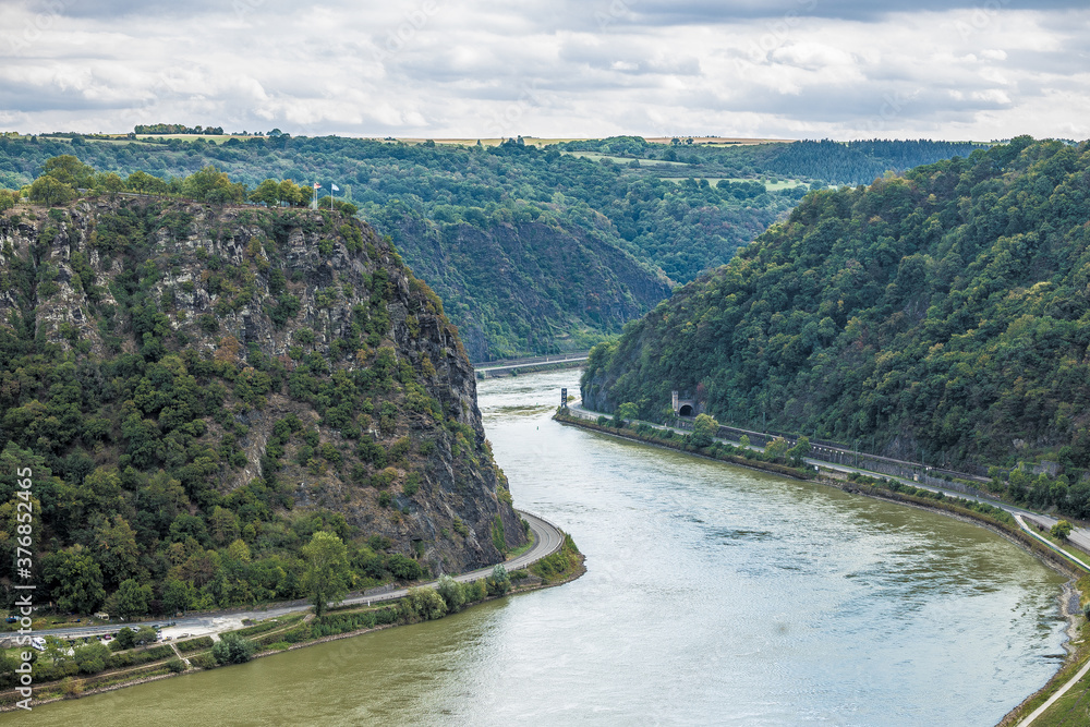 Loreley am Rhein in Deutschland Stock Photo | Adobe Stock