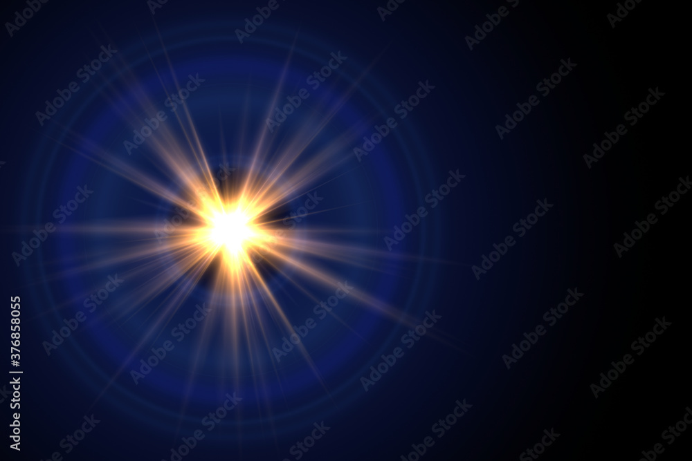 simple lens flare design Stock Illustration | Adobe Stock