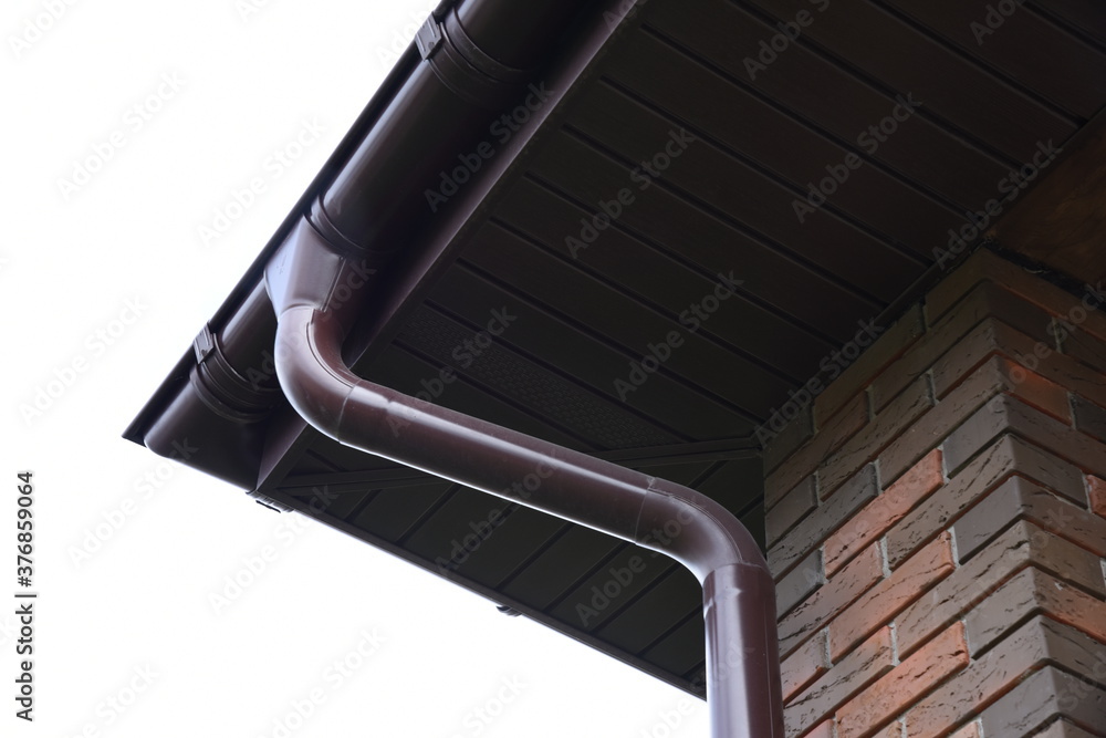 Contemporary landscape technology rain water pipe drain system of house ...