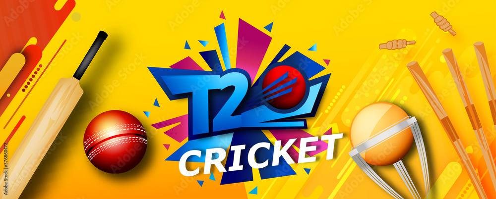 vector Illustration of cricket player ,Creative poster or banner design ...