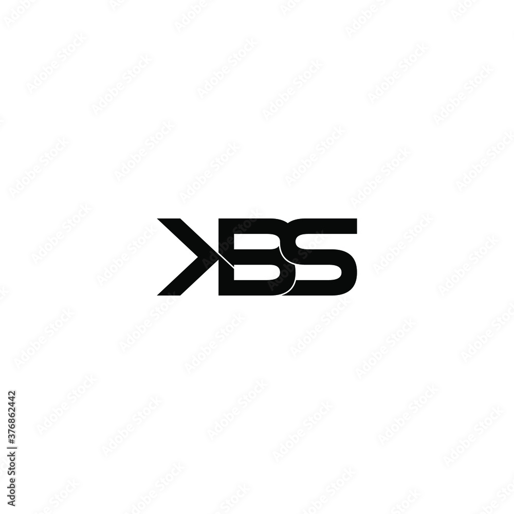 kbs letter original monogram logo design Stock Vector | Adobe Stock