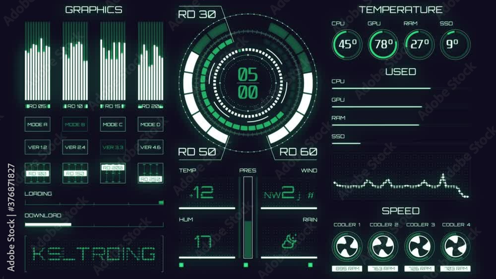 Futuristic interface/Digital screen/Ultra detailed abstract digital ...