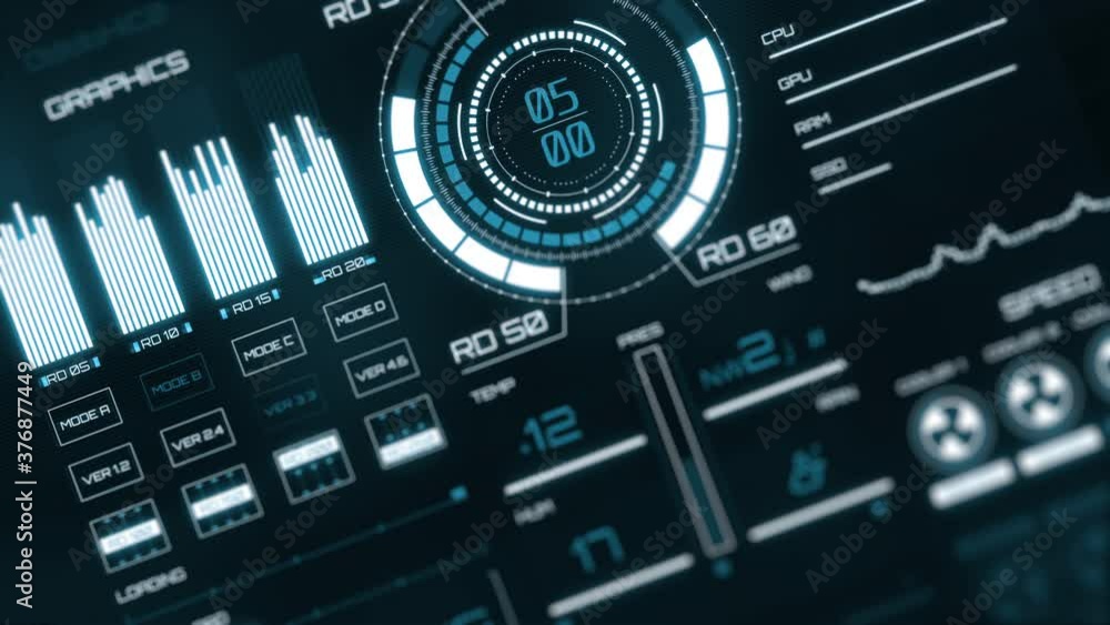 Futuristic interface/Digital perspective screen/Ultra detailed abstract ...
