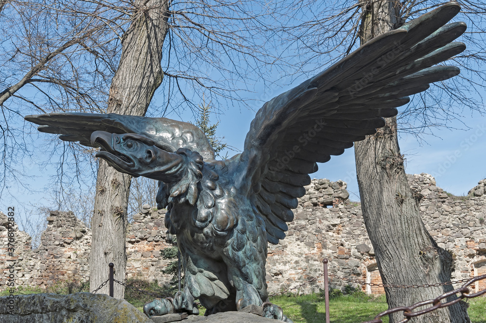 Turul (mythological bird of prey, the national symbol of Hungary ...