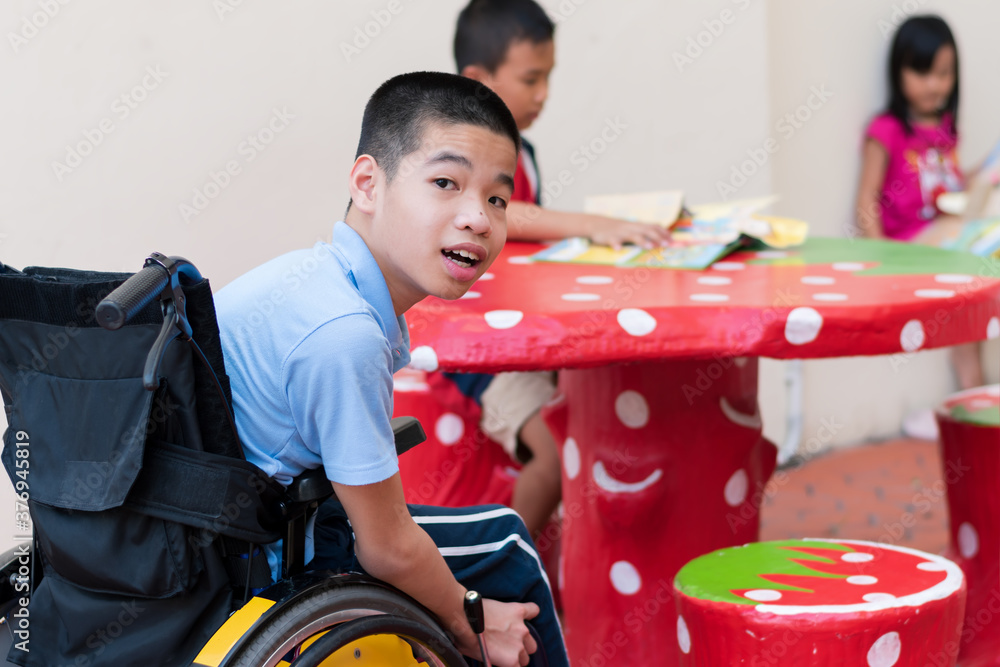 Disabled Children Playing