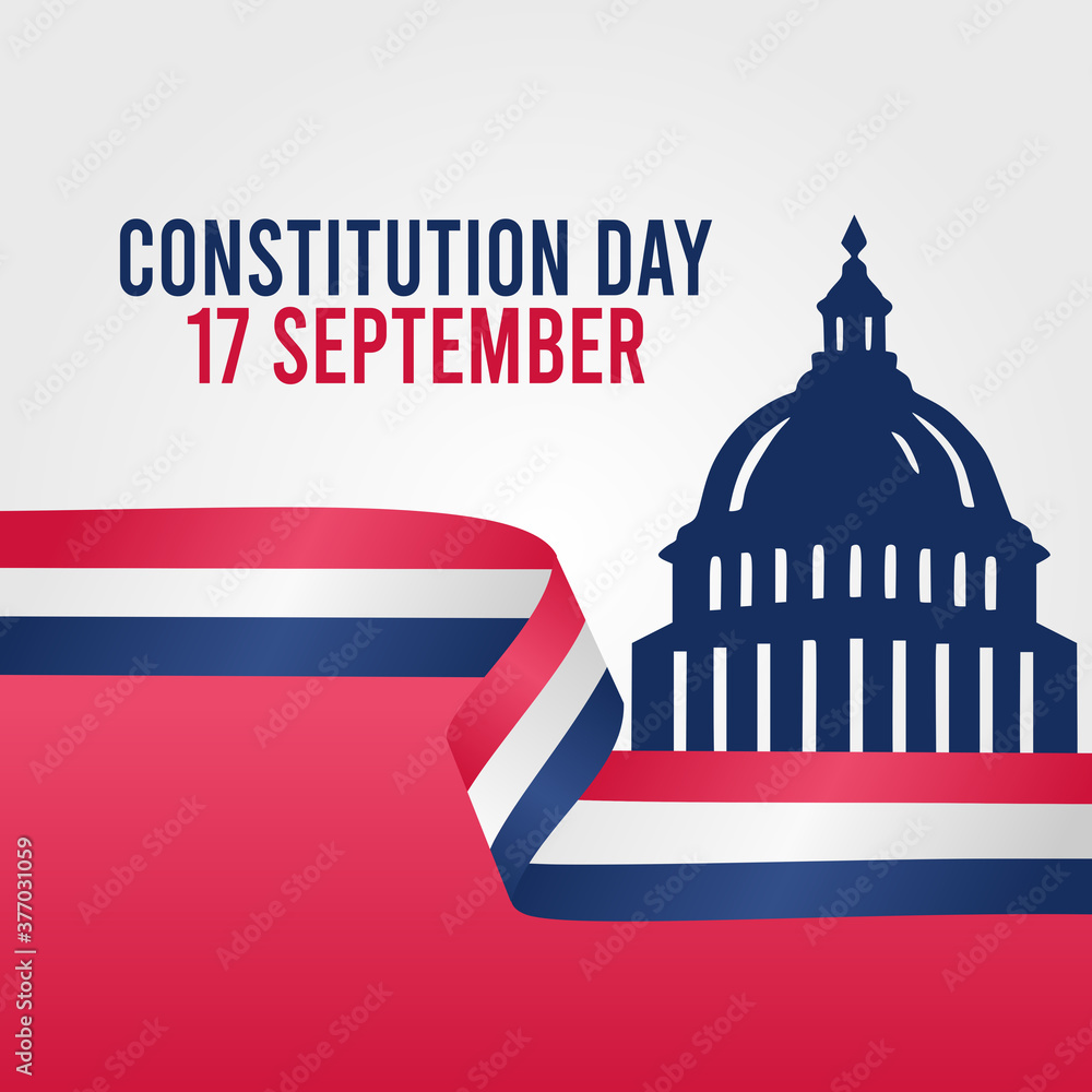 Vector graphic of constitution day good for constitution day ...
