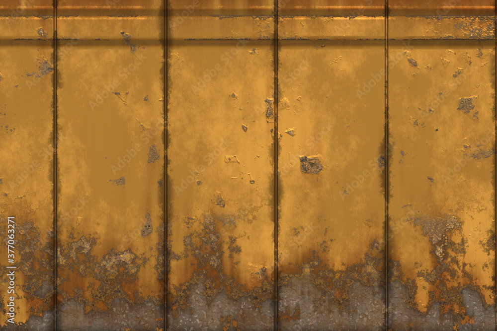 Rusted Metal Wall Panels