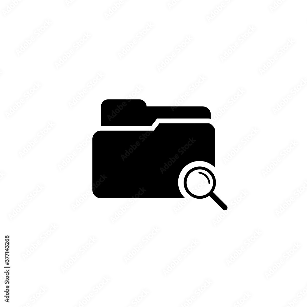 search Folder icon. Folder icon vector Stock Vector | Adobe Stock