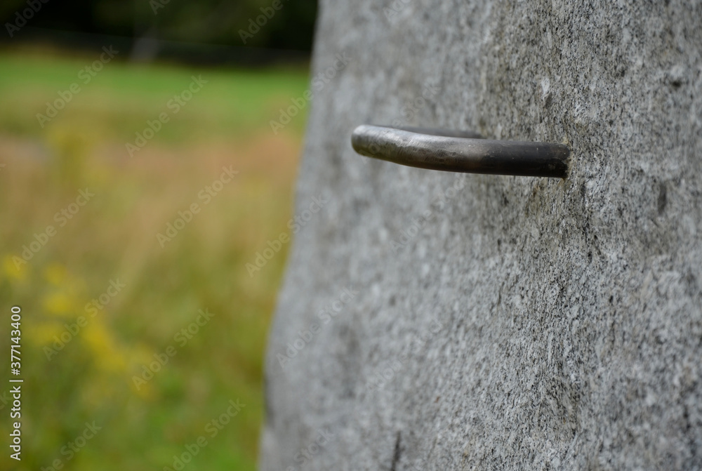 via ferata rock climbing with metal steps and ladders to the rocky ...