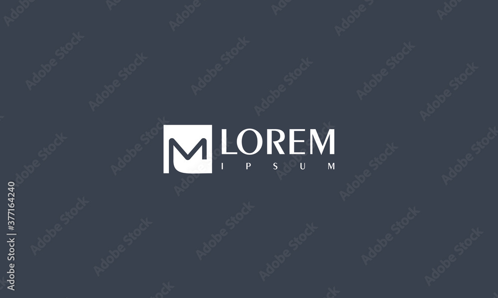 Initial / Monogram M logo design inspiration Stock Vector | Adobe Stock