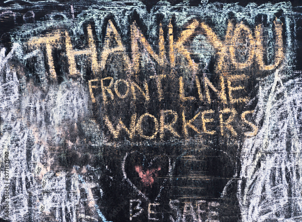 Thank-You Front Line Workers Stock Photo | Adobe Stock