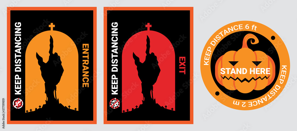 Please keep safe distance sign to help reduce the spread of covid-19 ...