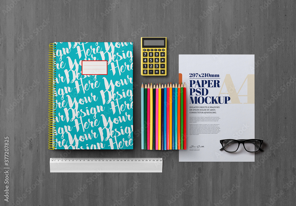 Back to School Mockup Scene Stock Template | Adobe Stock