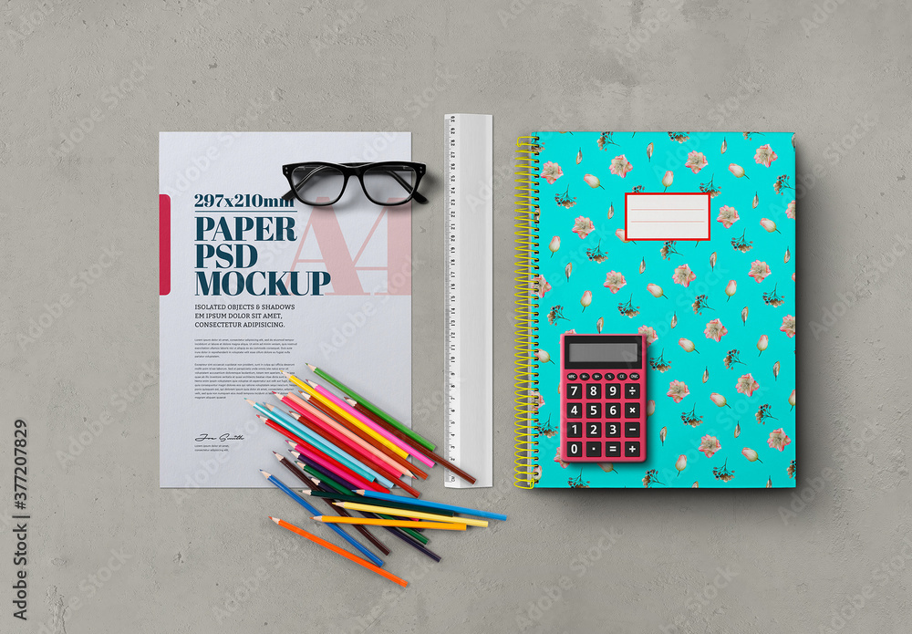 Back to School Mockup Scene Stock Template | Adobe Stock