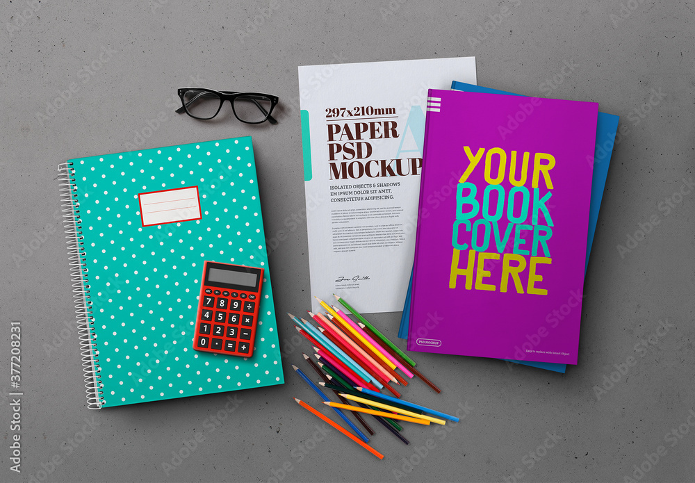 Back to School Mockup Scene Stock Template | Adobe Stock