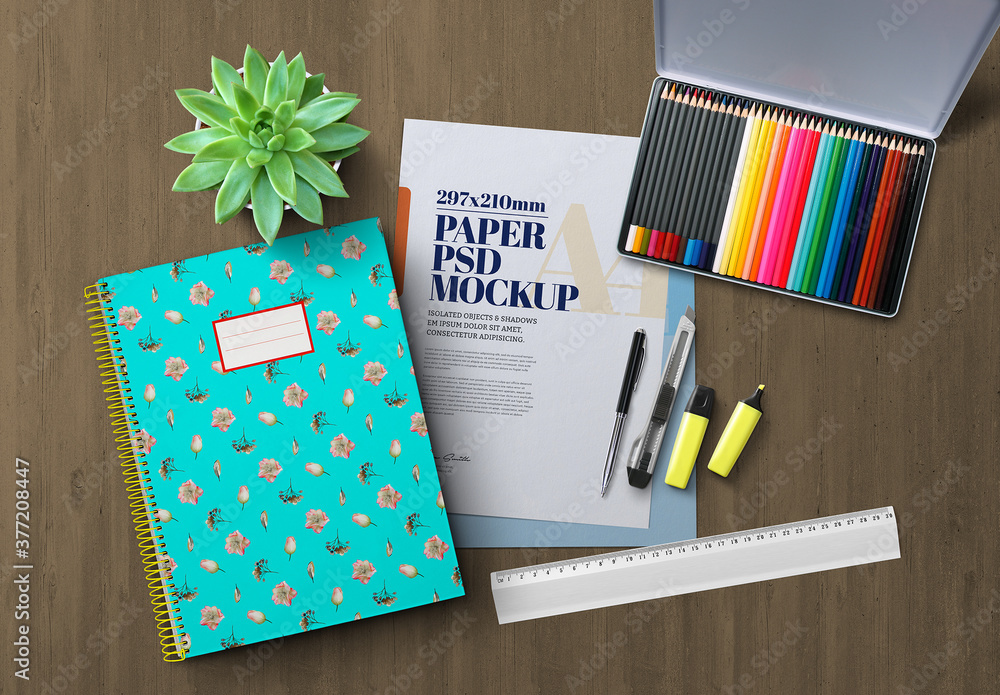Back to School Mockup Scene Stock Template | Adobe Stock