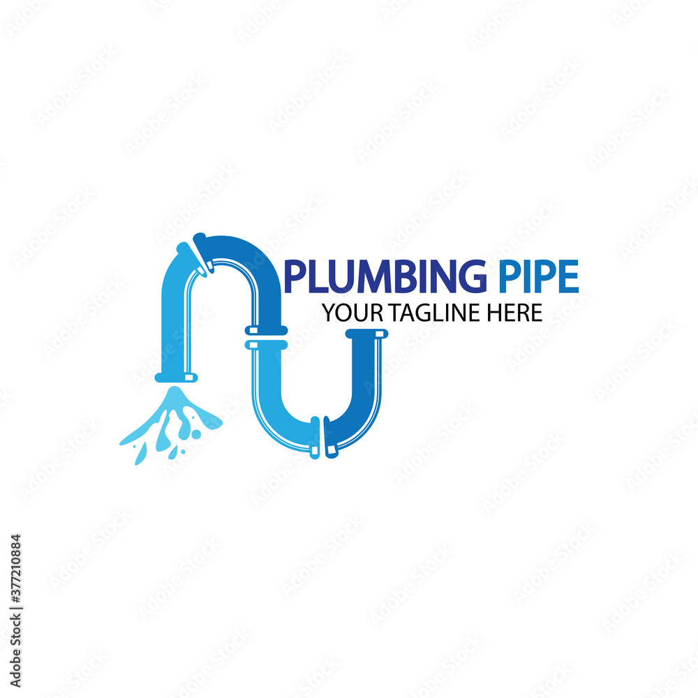 Pipe Plumbing logo vector Design Template,Plumbing logo vector design ...