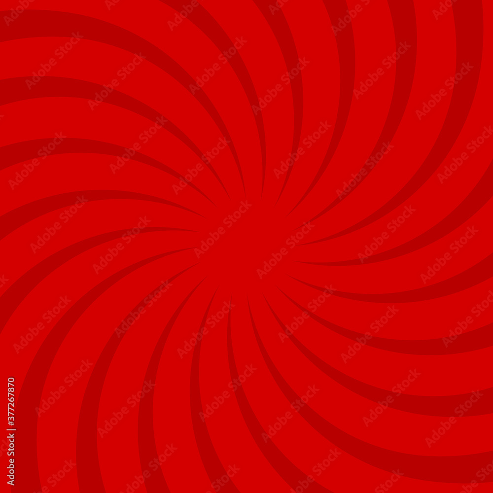 Sunlight spiral rays background. red color burst background. Stock ...