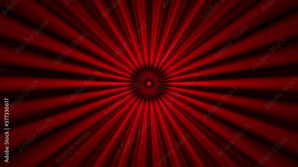 Motion background with red light rays cyclic psychedelic visual ...