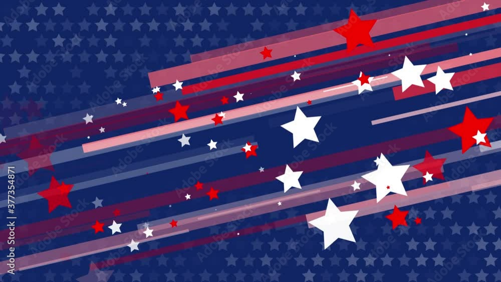 american flag background stars and stripes Stock Video | Adobe Stock