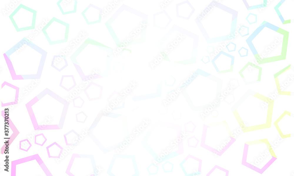 abstract rainbow fullcolor hexagon use for background web, frame ...