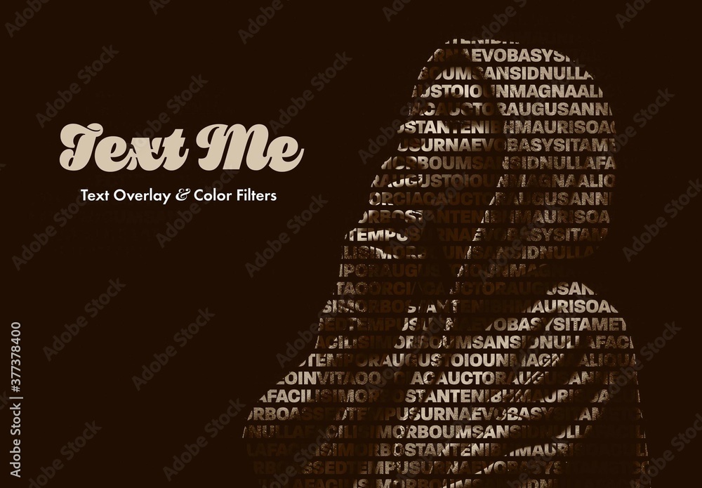 Cut Out Overlay Photo Effect Mockup Stock Template | Adobe Stock