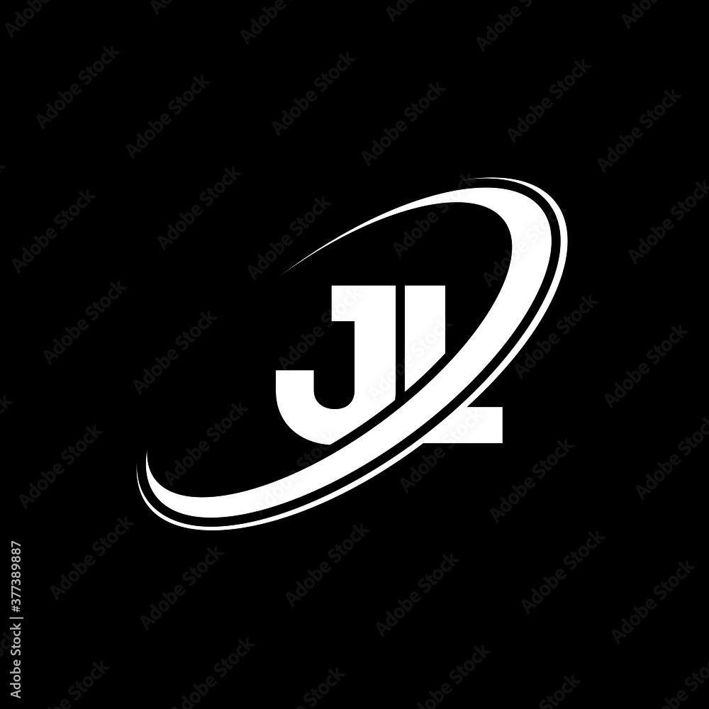 JL logo. J L design. White JL letter. JL/J L letter logo design ...