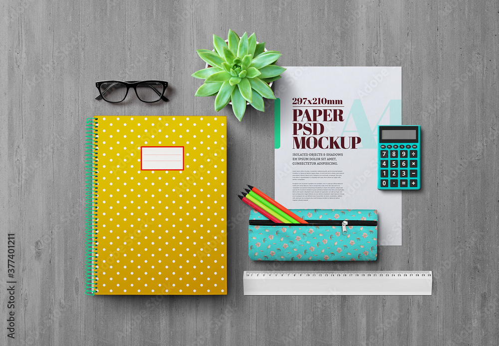 Back to School Mockup Scene Stock Template | Adobe Stock