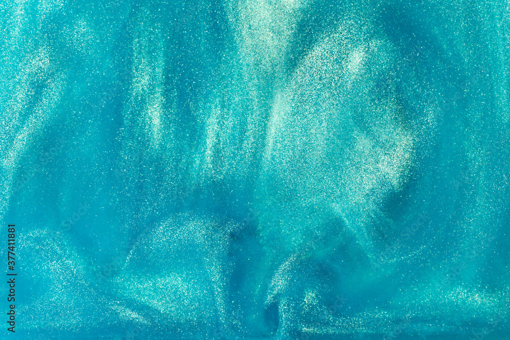 Wavy blue metallic abstract liquid background Stock Photo | Adobe Stock