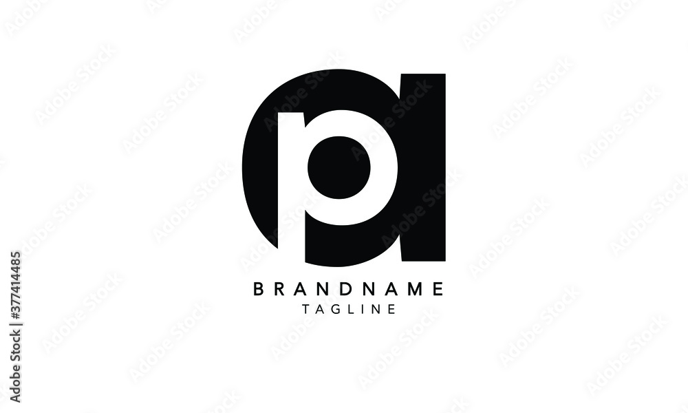 Alphabet letters Initials Monogram logo AP, PA, A and P Stock Vector ...