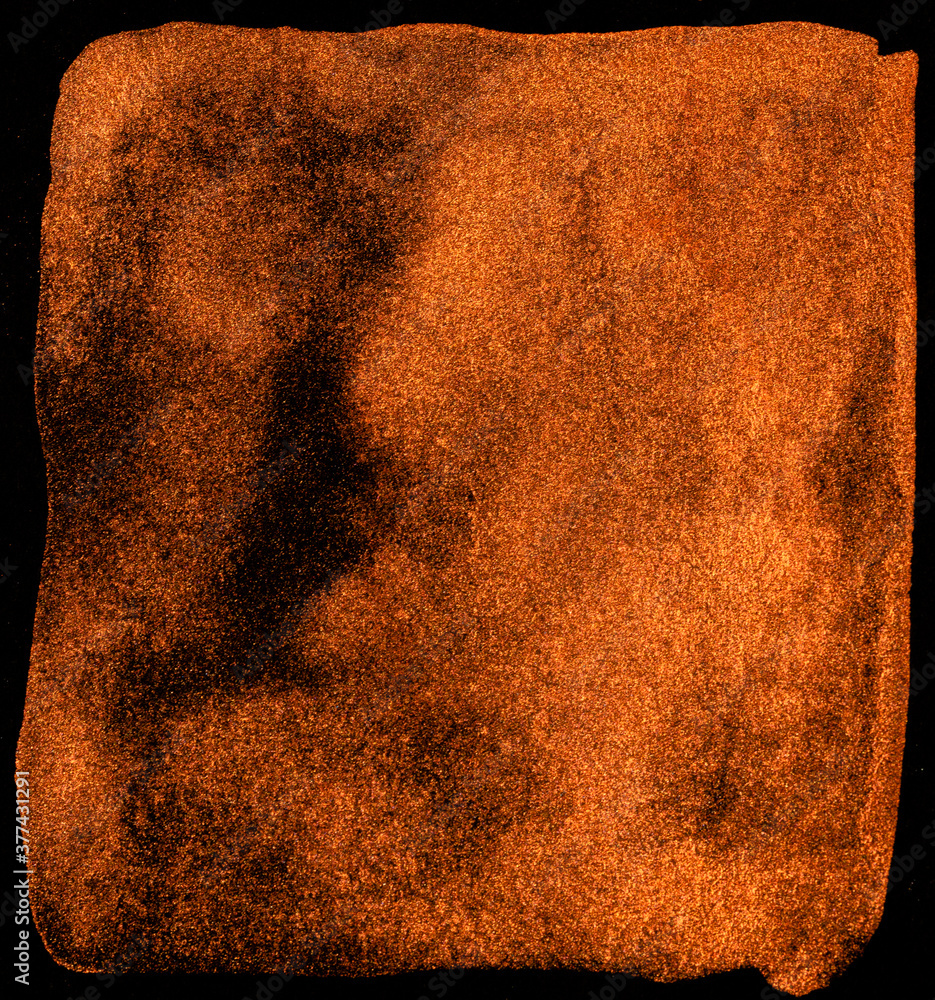Metallic orange color texture painting watercolor background Stock ...