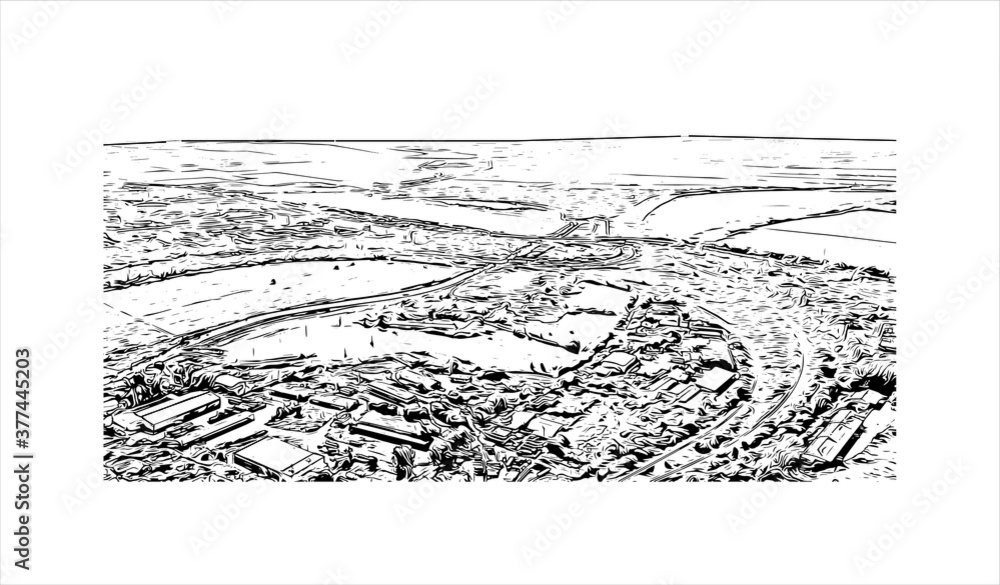 Building view with landmark of Balti is a city in Moldova. It is the ...