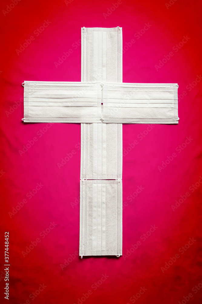 Covid-19, God bless you when you wearing a mask. The Cross, Medical ...
