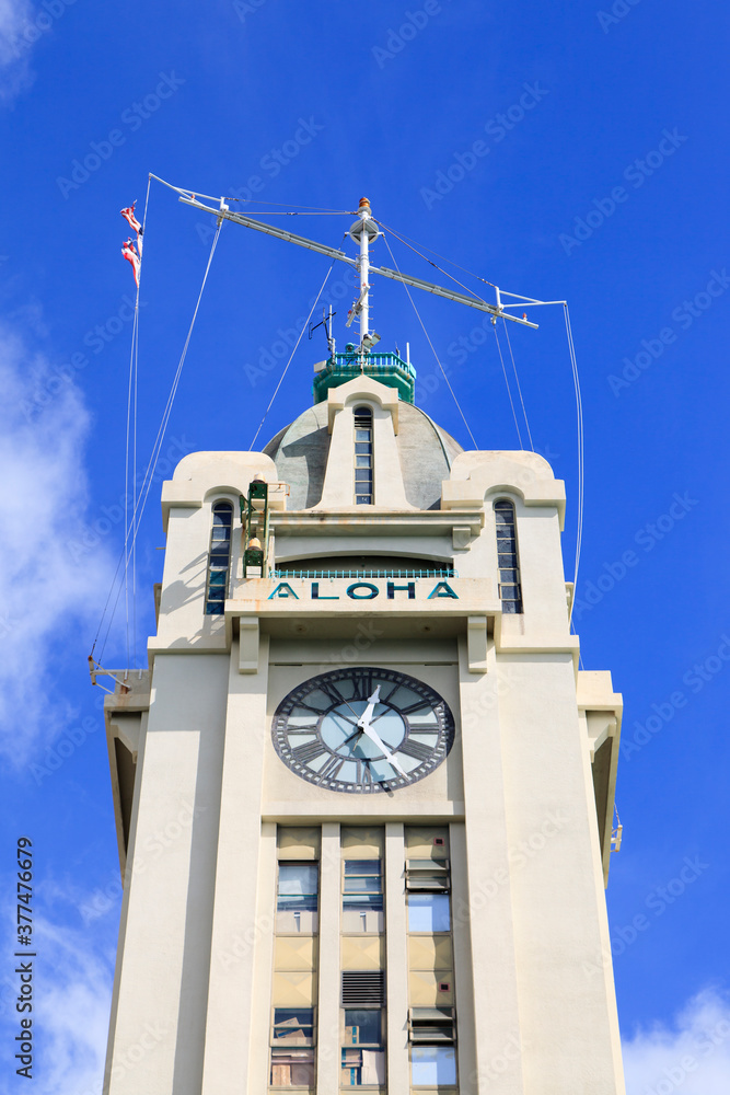 Honolulu, Hawaii, U.S.A. - ALOHA TOWER: Aloha Tower is a retired ...