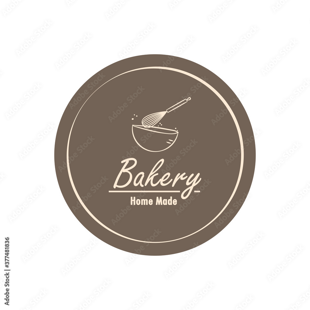 Bakery logo design. Bakery sign vector. Whisk logo design. Stock Vector ...