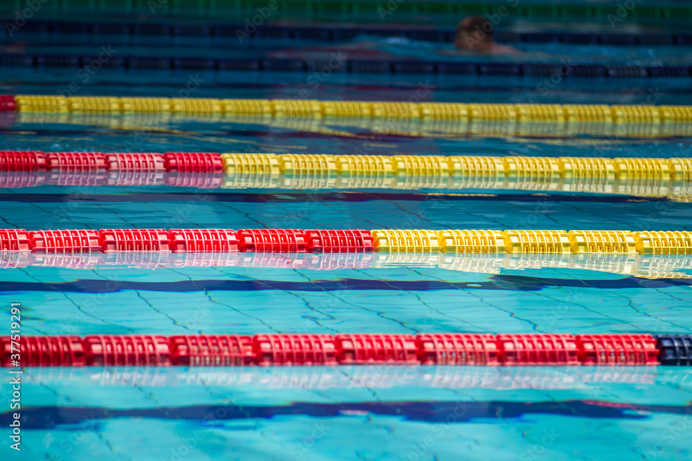 Swimming pool and splitting paths Stock Photo | Adobe Stock
