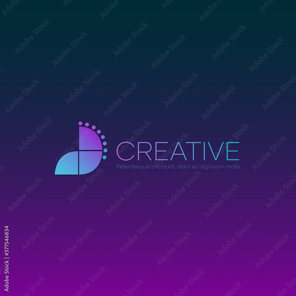 Abstract logo design creative, Logo design material. logo design ...