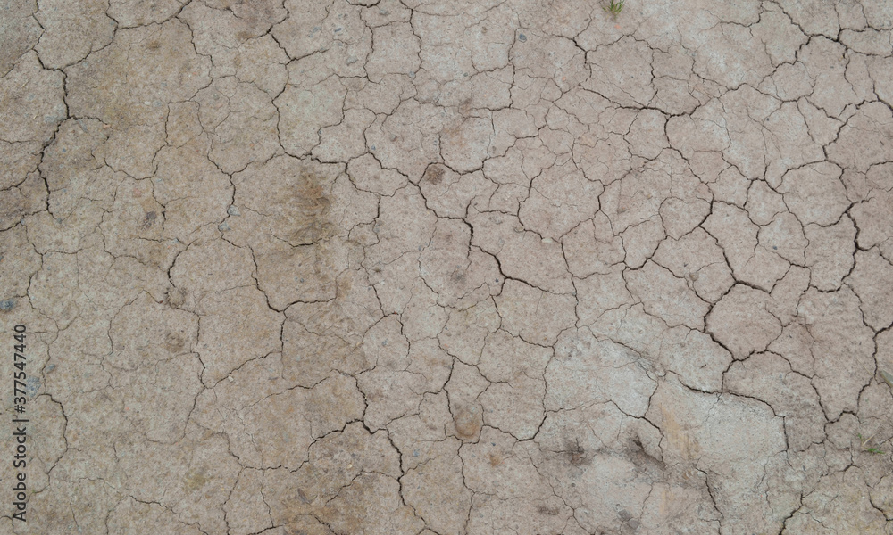 Chapped soil background. Dry season. Drought risks. Torrid summer. Risk ...