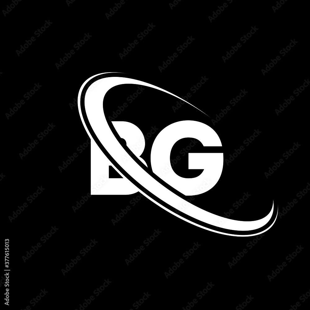 BG logo. B G design. White BG letter. BG/B G letter logo design ...