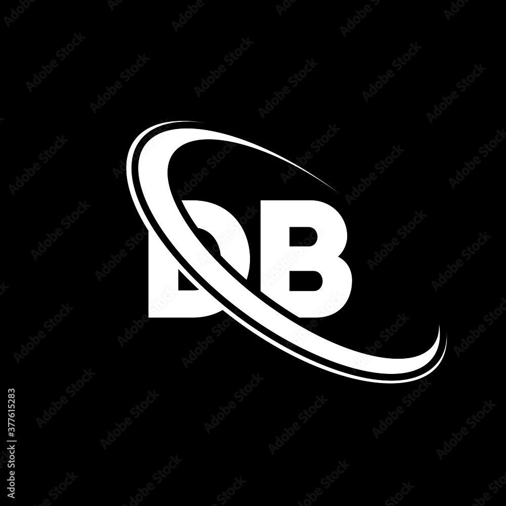DB logo. D B design. White DB letter. DB/D B letter logo design ...