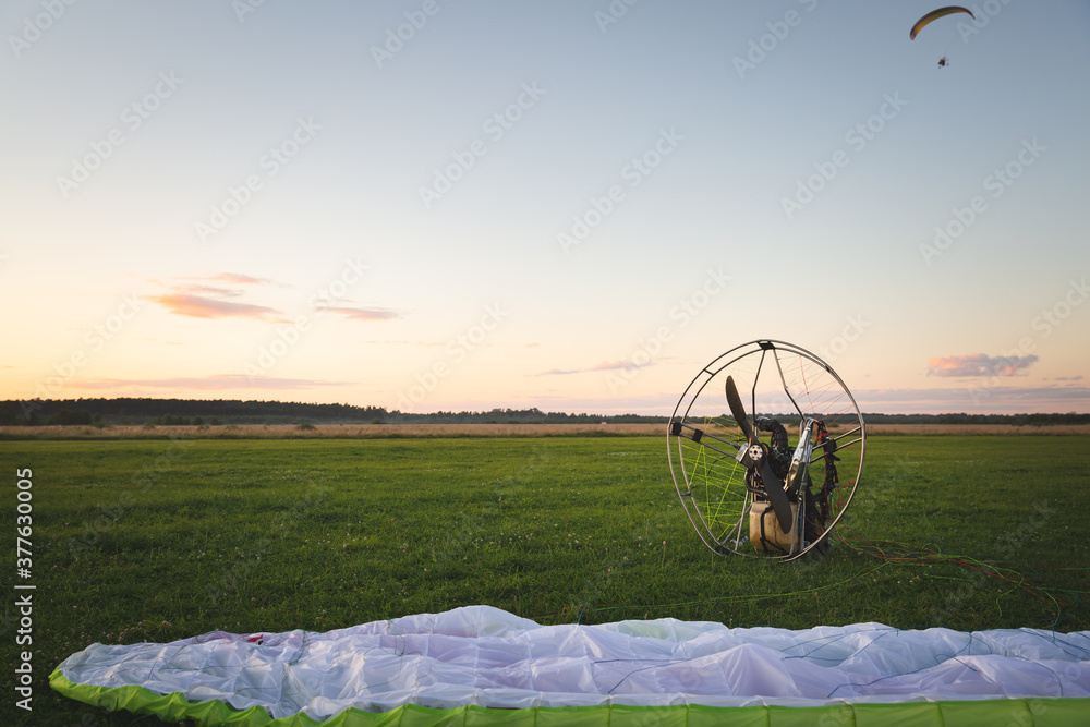 Powered Parachute Takeoff