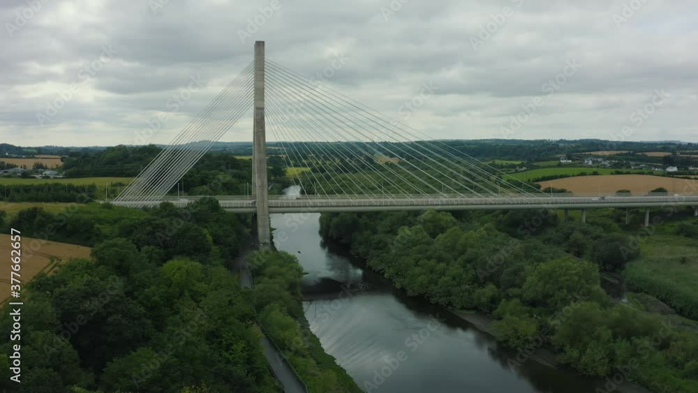The Mary McAleese Boyne Valley Bridge is a cable-stayed bridge in ...