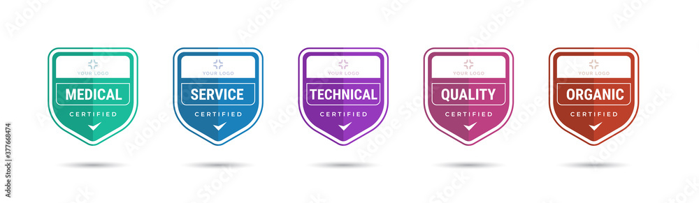 Certified badge logo design for company training badge certificates to ...