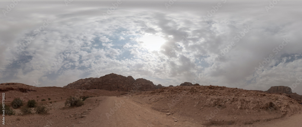 High Resolution 360 Panoramic HDR Images Taken in Petra (Wadi Mousa ...