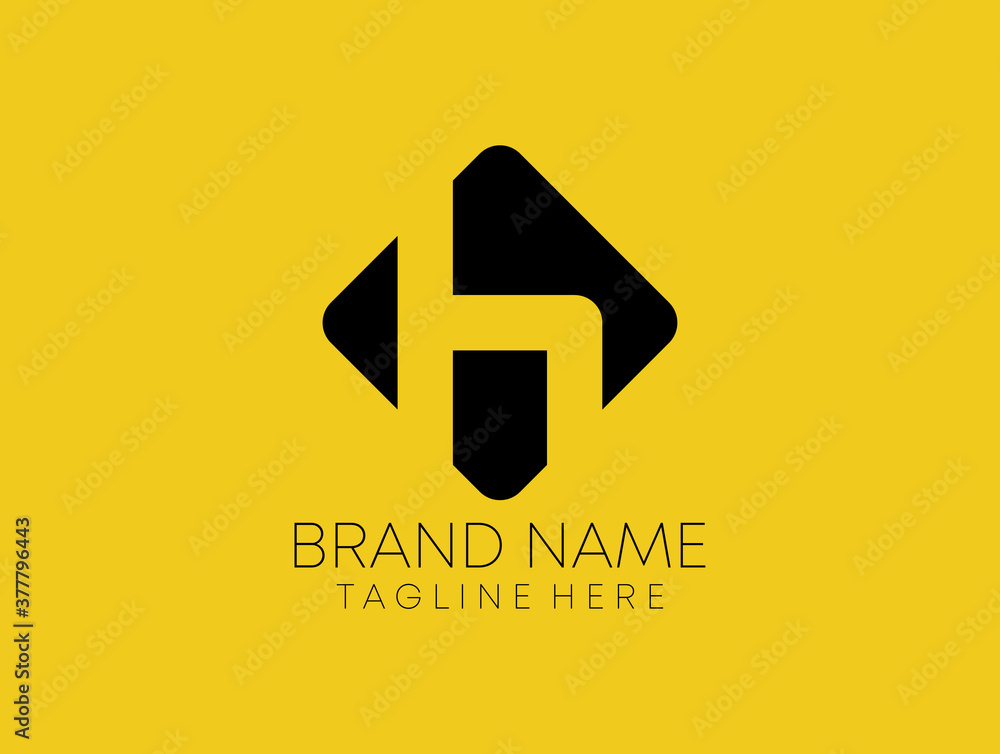 abstract modern creative h letter logo design vector in eps file. h ...